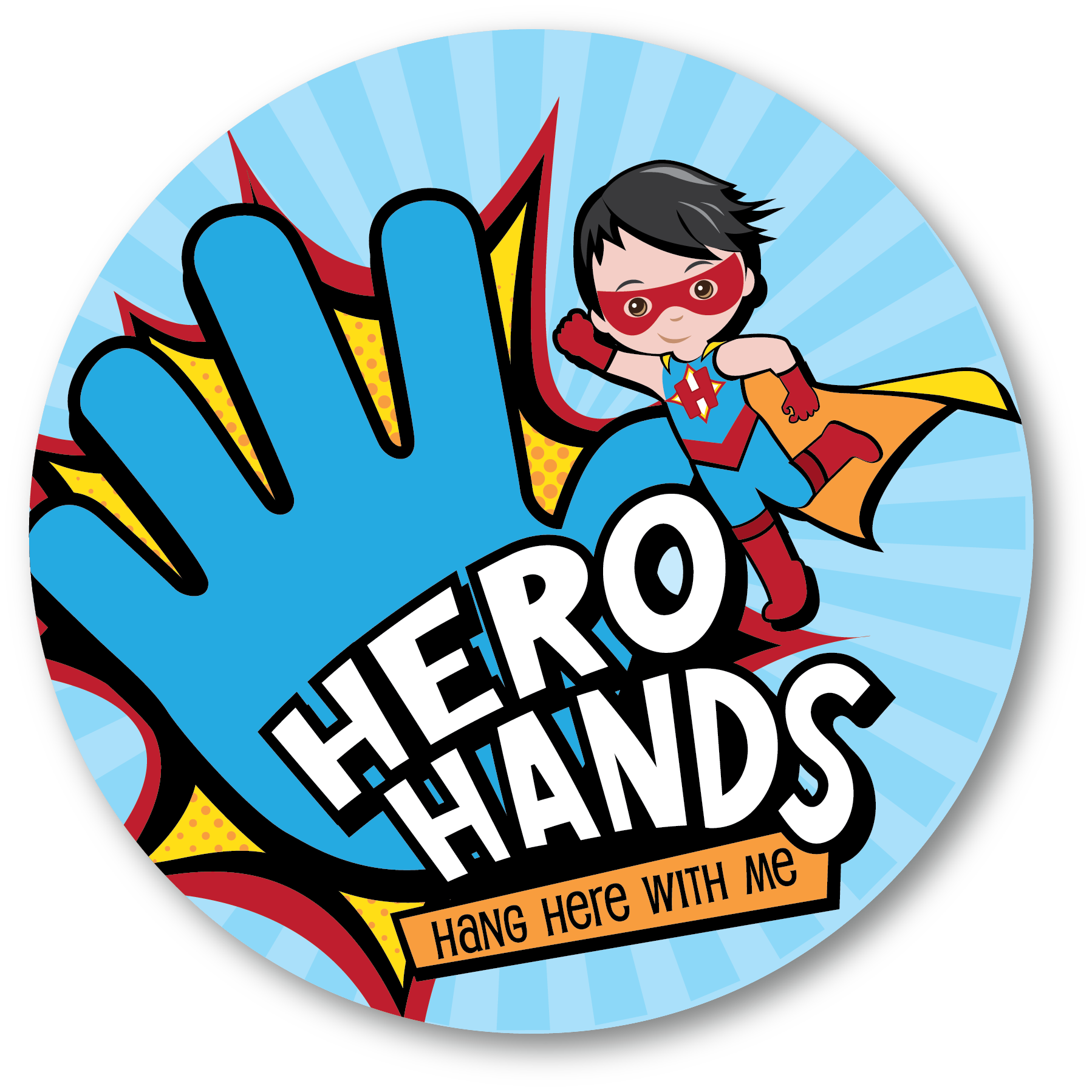 Harley our Hero Hands Magnet | toddler tints | Road Safety for Kids