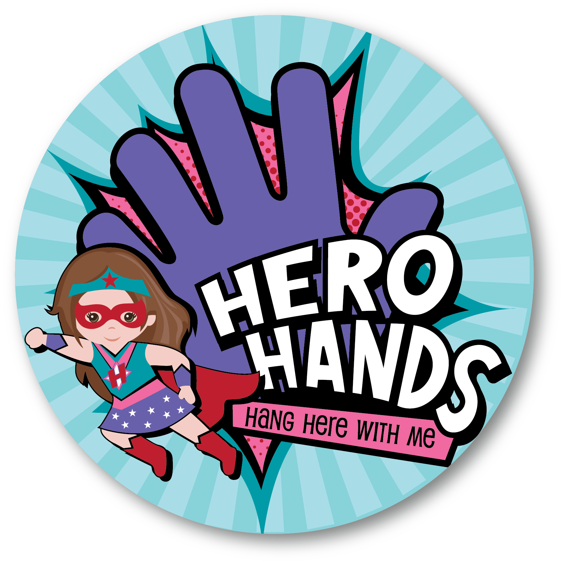 Holly our Hero Hand Decal | toddler tints | Car Park Safety for Kids