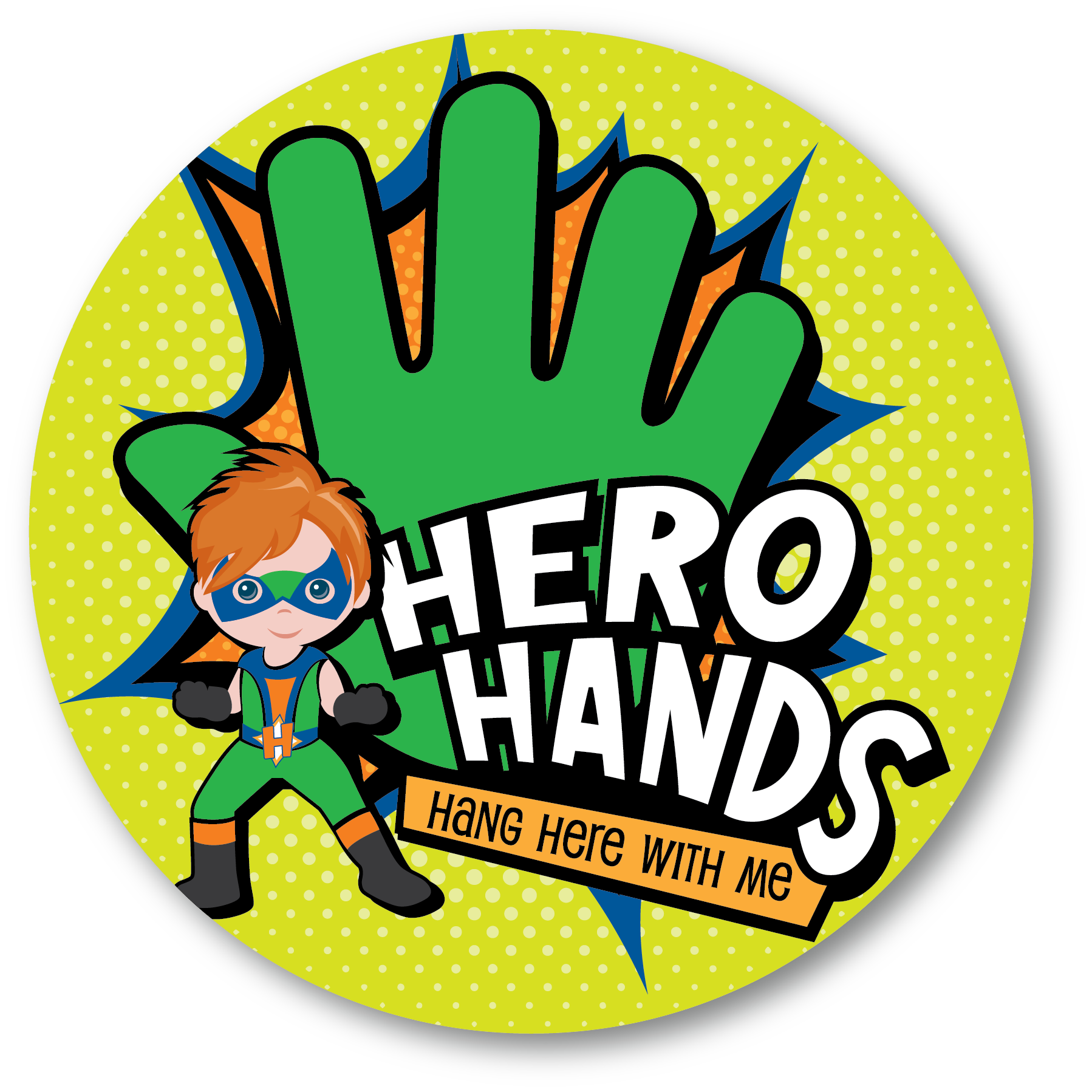 Hugo our Hero Hands Decal | toddler tints | Road Safety for Kids